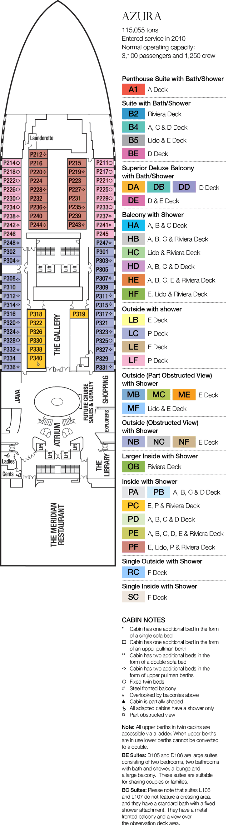 Azura 2021 / 2022 / 2023 Cruises | Azura Reviews | Discounted Prices ...